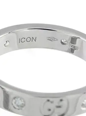 Gucci Icon Diamond Ring - Silver