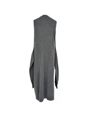 JOSEPH Tie-waist Sleeveless Midi Dress - Grey