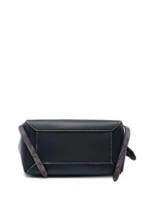 Celine 2017 Micro Grained Calfskin Stitch Belt Bag Satchel