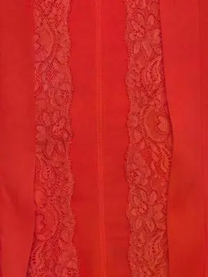 Chloé Lace-trim Asymmetric Midi Dress