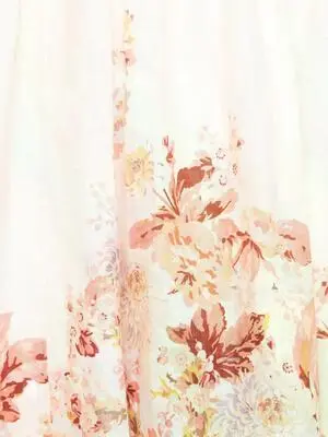Zimmermann Devi Scalloped Midi Dress - Neutrals