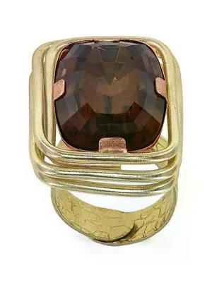 KONPLOTT To The Max Cushion-cut Crystal Ring