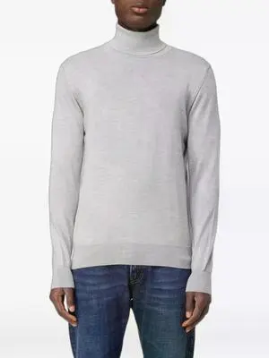 XC Roll-neck Merino-wool Sweater - Grey