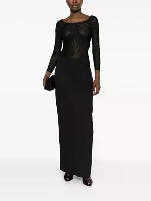 Emilio Pucci Long-sleeve Sheer Top