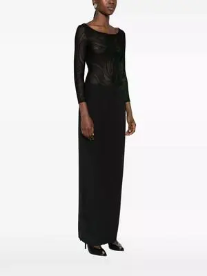 Emilio Pucci Long-sleeve Sheer Top