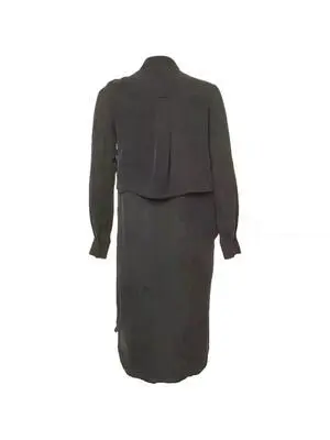 Alexander McQueen Long-sleeved Asymmetric Shirt Dress