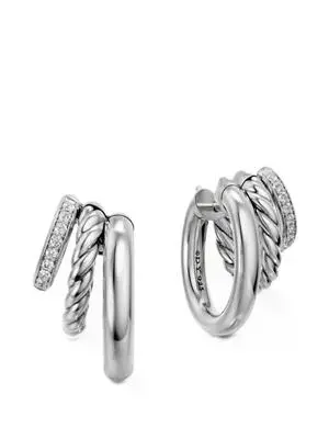 David Yurman Dy Mercer® Diamond Multi-row Earrings