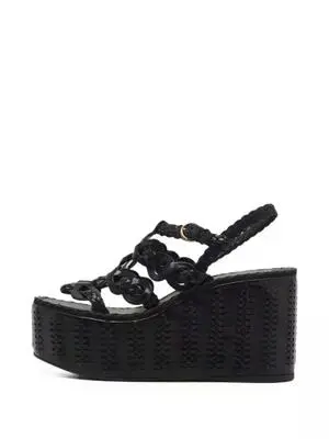 Prada Woven Leather Sandals