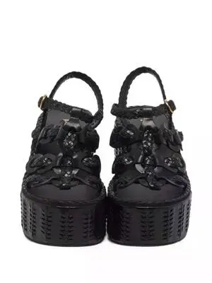 Prada Woven Leather Sandals