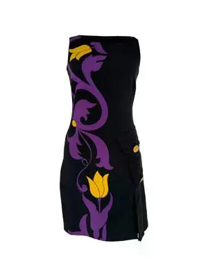Versace Tulip-print Mini Dress