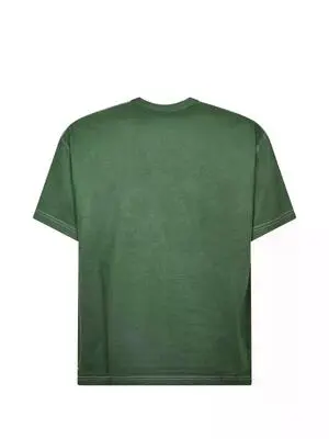 ROY ROGER'S Contrast-stitch Chest-pocket T-shirt