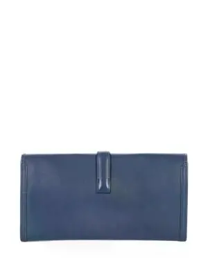 Hermès Jige Elan Leather Clutch Bag