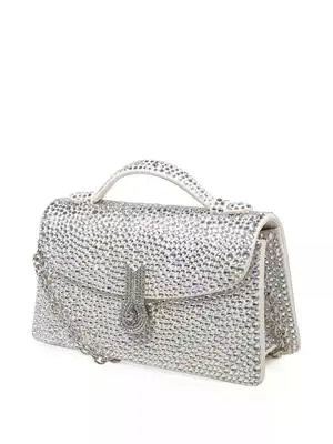 AMATO DANIELE Mini Crystal-embellished Leather Tote Bag