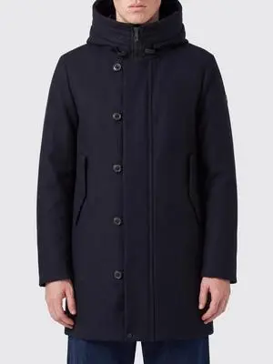 Peuterey Kasa Ki Knee-length Parka With Hood And Fur Collar - Blue