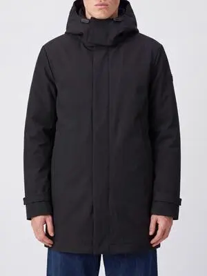 Peuterey Groff Water-repellent Technical Fabric Parka With Detachable Hood - Black