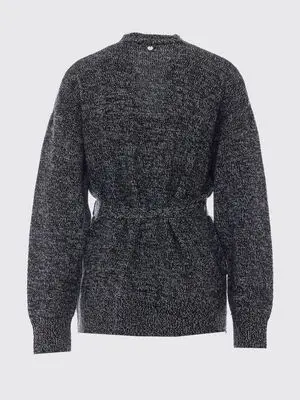 Liu Jo Robe Cardigan In Wool Blend With Crystal Applications