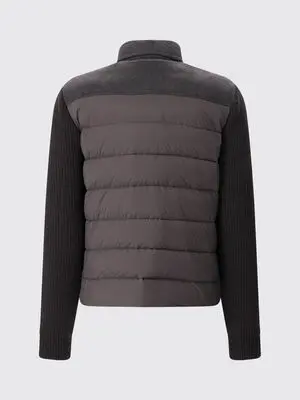 MOORER Shirt-style Quilted Nylon Padded Jacket With Snap Buttons