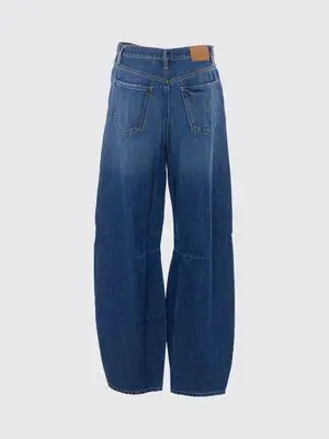 TWINSET Mid-rise Baggy Jeans In Cotton With A Five-pocket Design