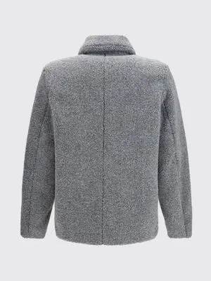 Herno Single-breasted Short Coat In Faux Fur