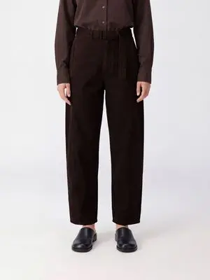 LEMAIRE Wide-leg Cotton Jeans With An Adjustable Belt