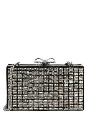 SELF-PORTRAIT Clutch "the Bow - Silver