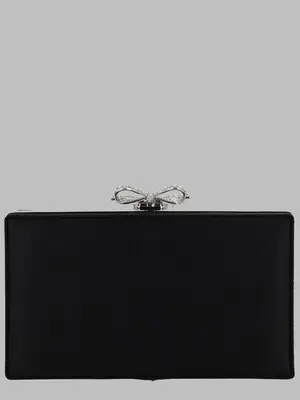 SELF-PORTRAIT Clutch "the Bow - Silver