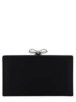SELF-PORTRAIT Clutch "the Bow - Silver