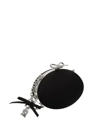 SELF-PORTRAIT Clutch Ovale In Raso