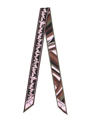 Emilio Pucci Foulard Bandeau Con Mix Di Stampe - Multicolour