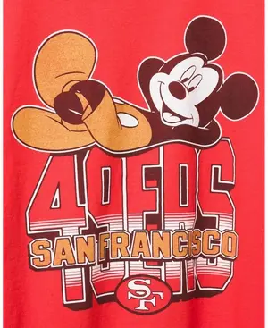 Junk Food Clothing San Francisco 49ers Mickey Kick Back Tee
