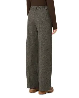Max Mara Wkdorata Micro Jacquard Jersey Straight Trousers
