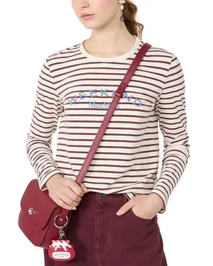 Max Mara Wkdcestino Cotton Stretch Stripe Top