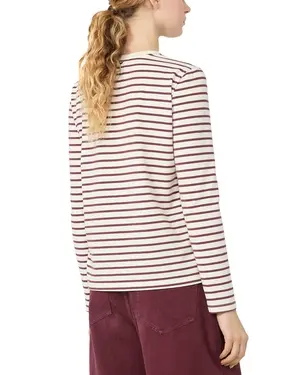 Max Mara Wkdcestino Cotton Stretch Stripe Top