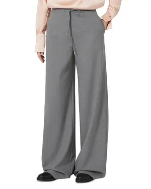 Max Mara Mstdenaro Wool Blend Drawstring Trousers