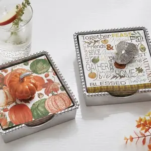 MARIPOSA Turkey Beaded Napkin Box Set