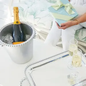 MARIPOSA Pearled Individual Ice Bucket