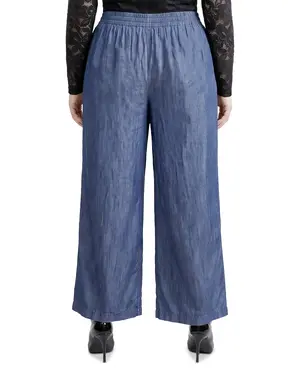 STANDARDS & PRACTICES Plus Drawstring Wide Leg Pants