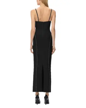 Herve Leger The Daniella Embellished Gown - Black