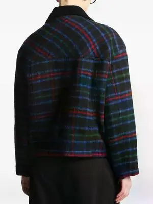 FAY Tartan Lobster-clasp Jacket