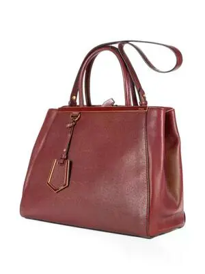 Fendi 2jours Leather Tote Bag