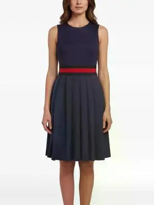 Gucci Web-stripe Pleated Mini Dress