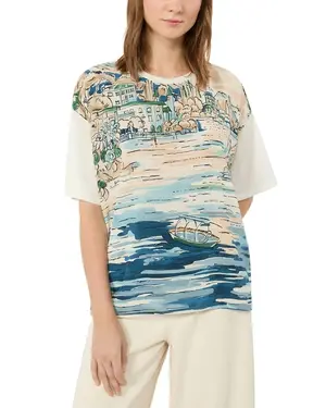Max Mara Wkdterzo Silk Front Top