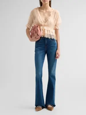 Ulla Johnson Selene Puff-sleeve Top
