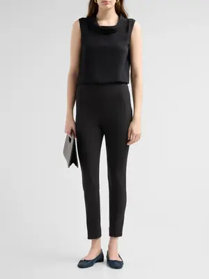 Carolina Herrera Emilie Wool-blend Tapered Pants