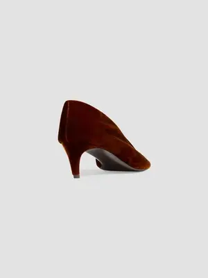 Khaite Miriam 50mm Velvet Pumps