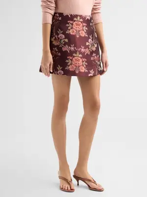 Cara Cara Chrissy Jacquard Mini Skirt