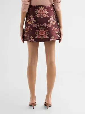 Cara Cara Chrissy Jacquard Mini Skirt