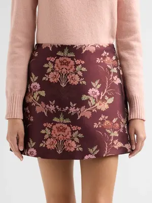 Cara Cara Chrissy Jacquard Mini Skirt