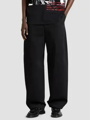 Givenchy Couture Seam Workwear Pants In Cotton