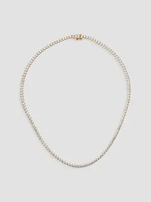 DIAMONDS AT SAKS FIFTH AVENUE 18k & 11.45 Tcw Diamond Tennis Necklace - Yellow Gold